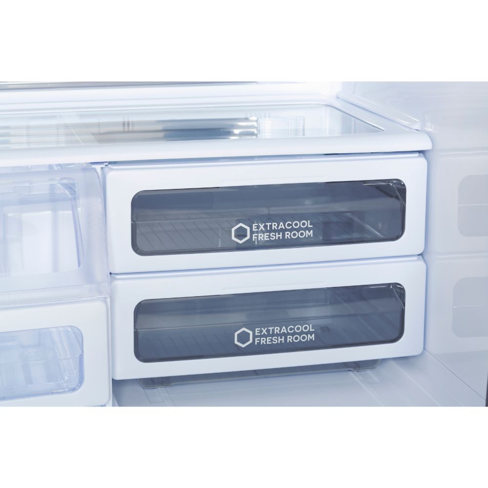 SHARP 724L/605L French 4 Doors Inverter Refrigerator Inox - SJ-FE87V-S ...